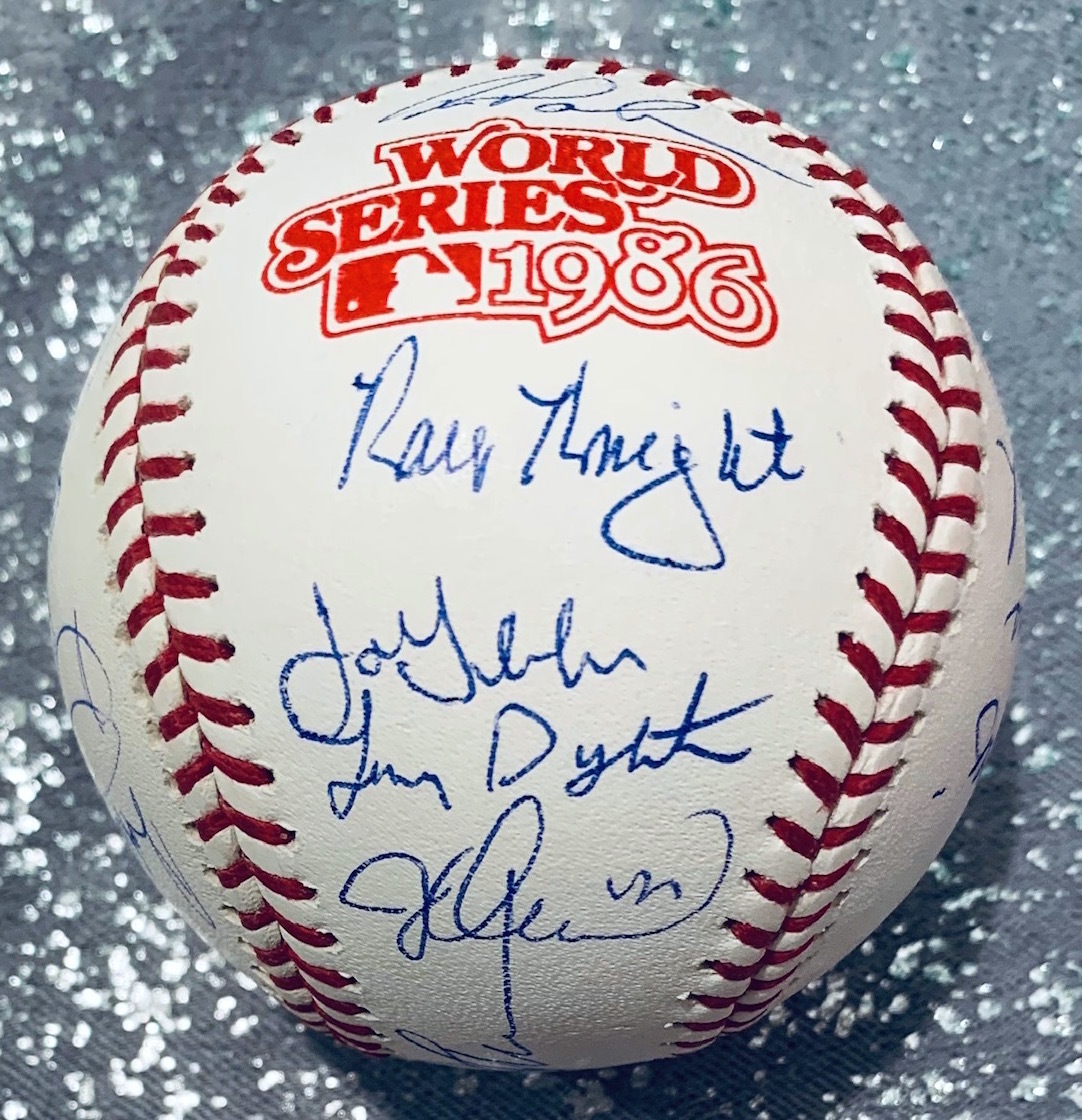 Charitybuzz: NY Mets 1986 World Series Champions Team-Signed Ball ...