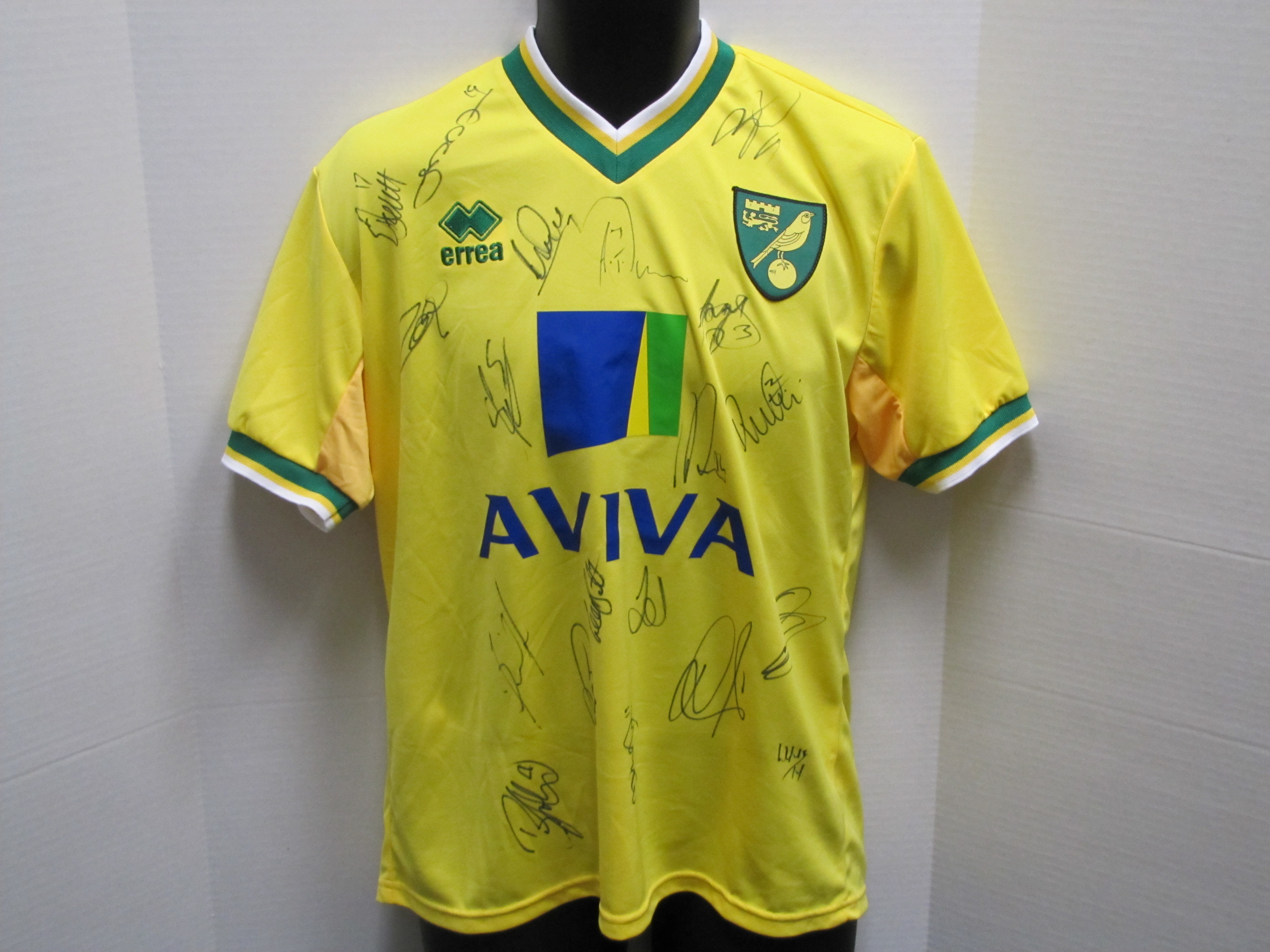 Charitybuzz: Collect This 2011-12 Season Norwich City FC Jersey Signed ...