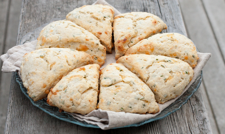 Chive and Cheddar Buttermilk Scones Recipe - AOL