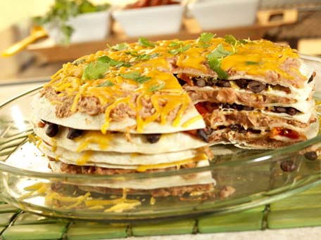 7-Layer Meatless Tortilla Pie Recipe - AOL