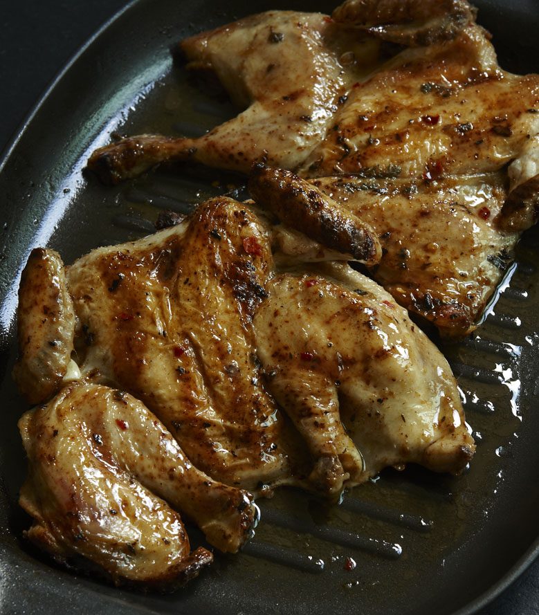Chicken Under a Brick Recipe - AOL