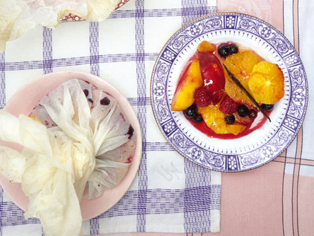 Baked Summer Fruit Bundles Recipe - AOL
