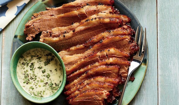 Beef Brisket with Lemon-Oregano Sauce Recipe - AOL