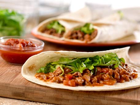 Beef & Cheddar Soft Tacos Recipe - AOL