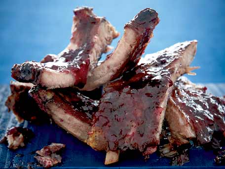 Blueberry-Glazed Ribs Recipe - AOL