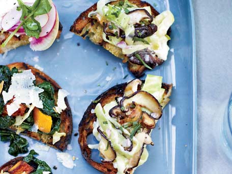 Cabbage-and-Mushroom Toasts Recipe - AOL