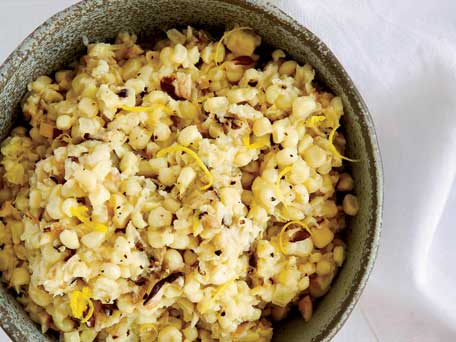 Creamless Creamed Corn with Mushrooms and Lemon Recipe - AOL