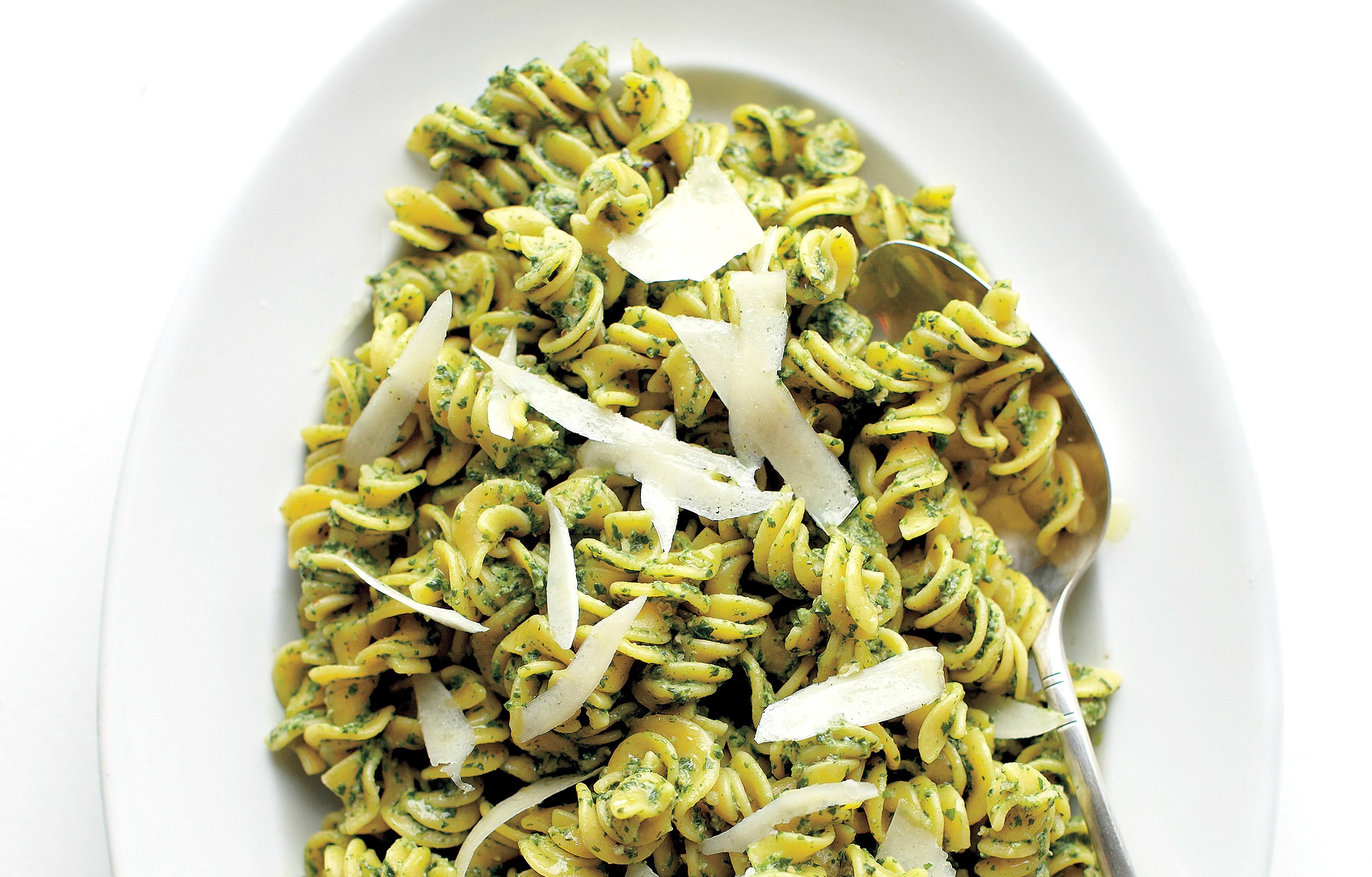 Spinach Pesto Fusilli Recipe - AOL