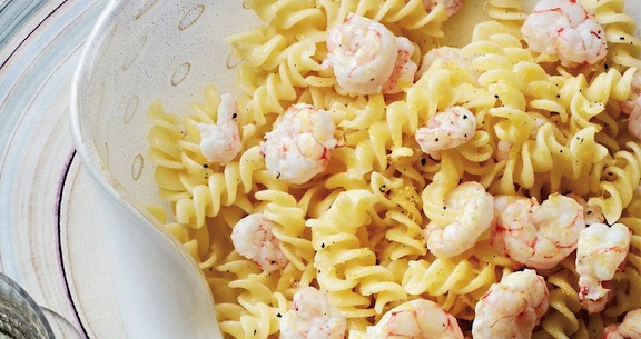 Fusilli with Shrimp and Lemon Butter Recipe - AOL