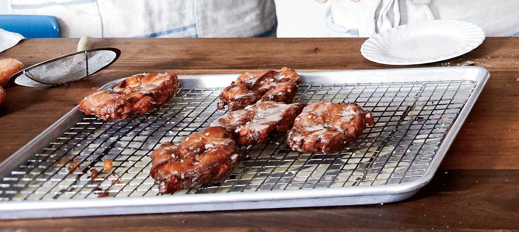 Glazed Apple Fritters Recipe - AOL