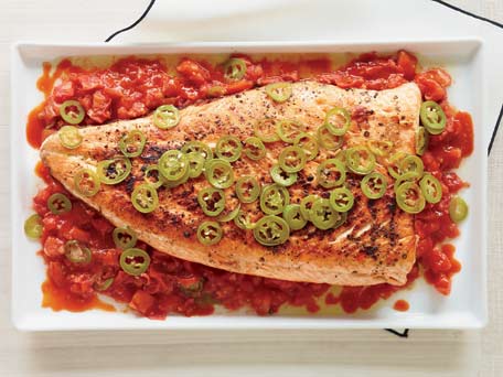 Grilled Salmon with Melted Tomatoes Recipe - AOL