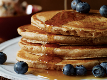 Home-Style Pancakes with Blueberry Butter Recipe - AOL