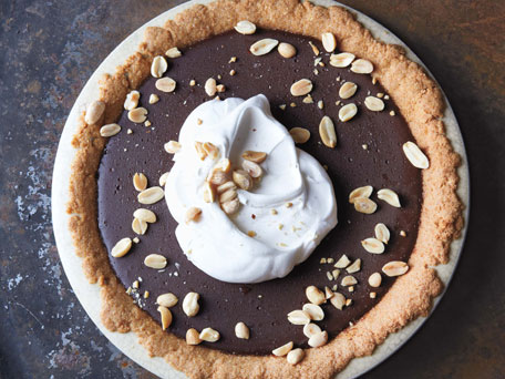 Milk Chocolate Pudding Pie with Salted Peanut Crust Recipe - AOL