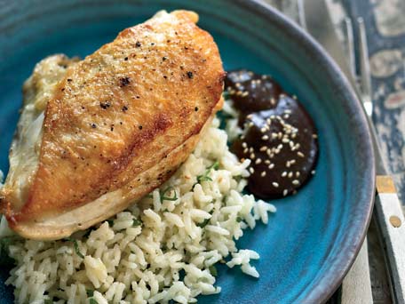 Pan-Roasted Chicken Breasts with Mole Negro Recipe - AOL