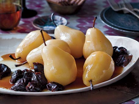 Poached Pears with Prunes Recipe - AOL