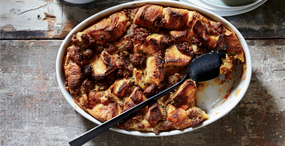 Sausage-and-Maple Bread Pudding Recipe - AOL