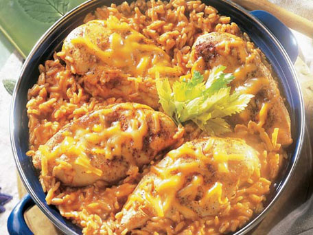 Skillet Fiesta Chicken & Rice Recipe - AOL