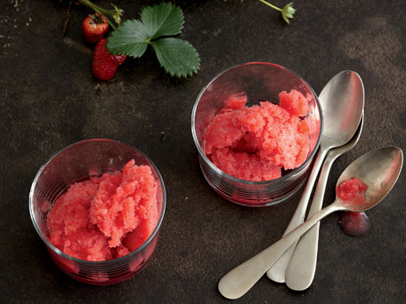 Strawberry and Plum Wine Granita Recipe - AOL