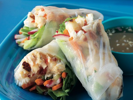 Summer Rolls with Halibut, Lemongrass, and Radishes Recipe - AOL