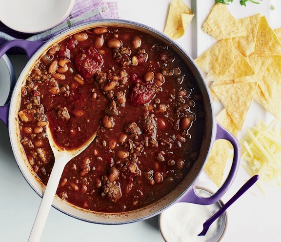 Three-Chile Beef Chili Recipe - AOL