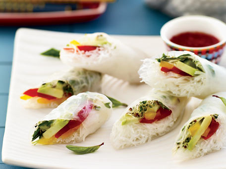 Vegetable Summer Rolls with Chile-Lime Dipping Sauce Recipe - AOL
