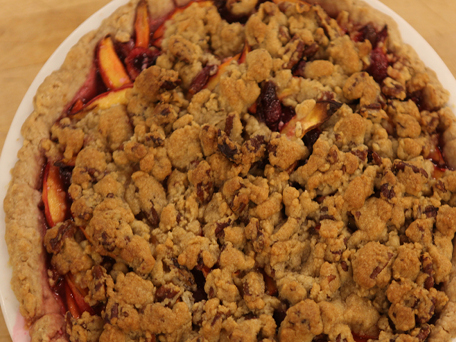 Washington Nectarine and Praline Pie Recipe - AOL