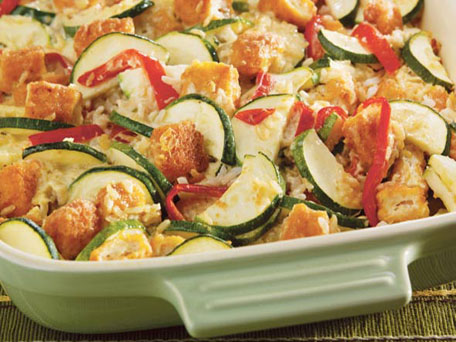 Zucchini, Chicken & Rice Casserole Recipe - AOL