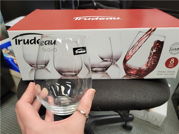 x8 BRAVA STEMLESS WINE GLASSES TRUDEAU, Trudeau | The Winehouse