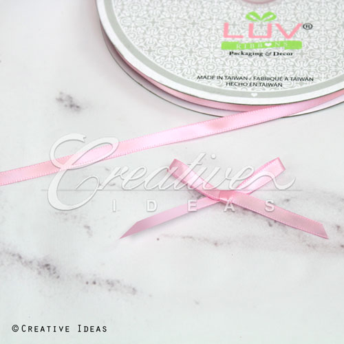 Single Face Satin Ribbons - 1/4" Single Face Satin Ribbons-100 Yards ...