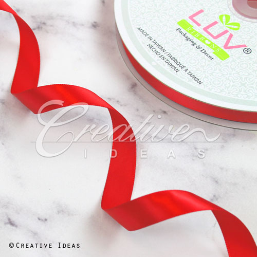 Single Face Satin Ribbons - 5/8" Single Face Satin Ribbons-100 Yards ...