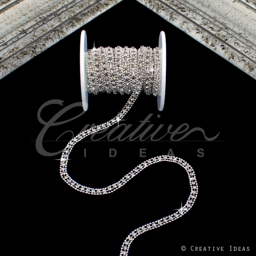 Rhinestone Accessories - Rhinestone Chains-3 to 5 Yards - Creative ...