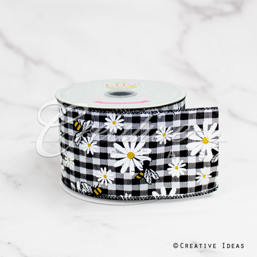 Trendy Ribbons - Wired Gnome Bumble Bee, Honey Bee, Lady Bugs & Daisies ...