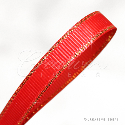 Metallic Ribbons - Grosgrain with Metallic Edge Ribbons - Creative ...