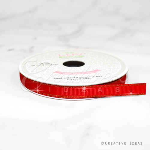 Metallic Ribbons - Grosgrain with Metallic Edge Ribbons - Creative ...