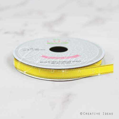 Metallic Ribbons - Grosgrain with Metallic Edge Ribbons - Creative ...