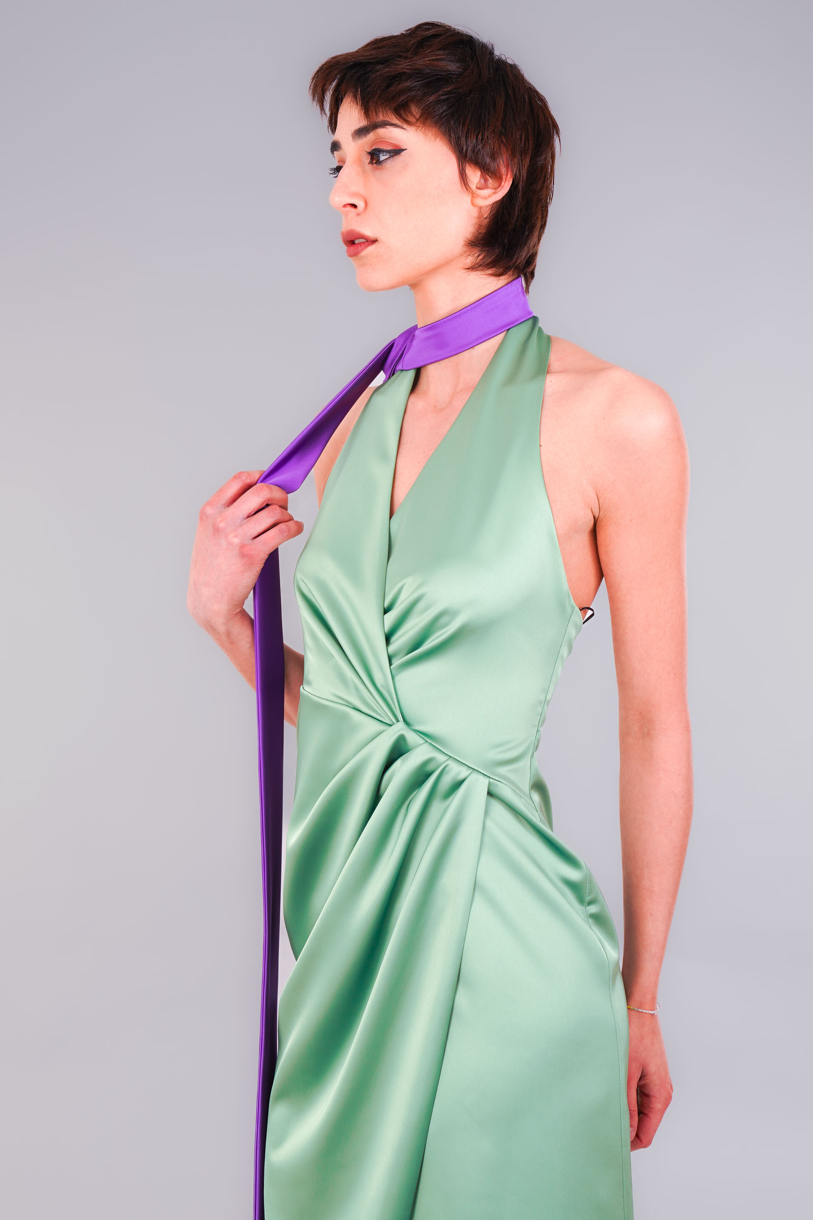 Abito in raso - Le Rjtange - DayDreamStore