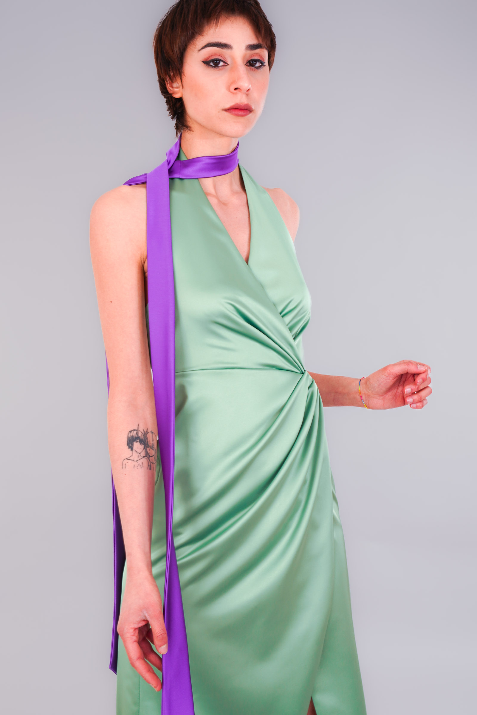 Abito in raso - Le Rjtange - DayDreamStore