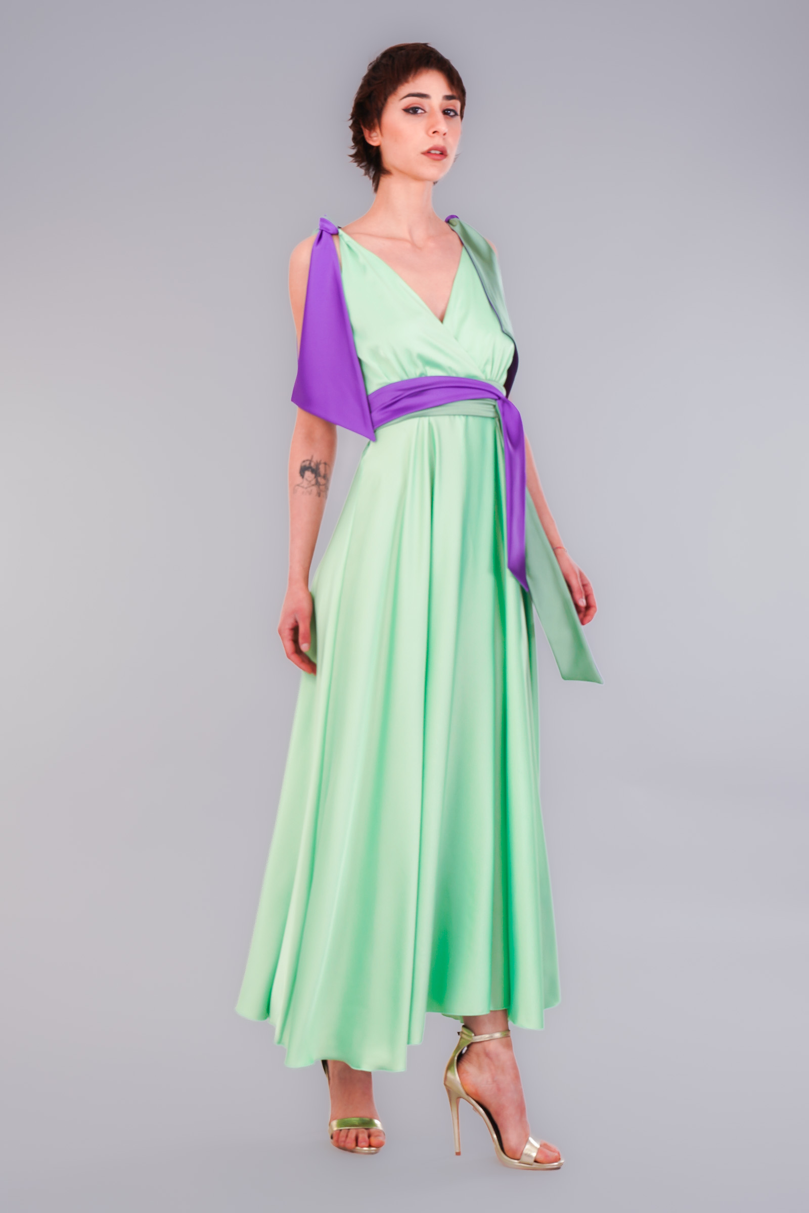 Abito in raso - Le Rjtange - DayDreamStore