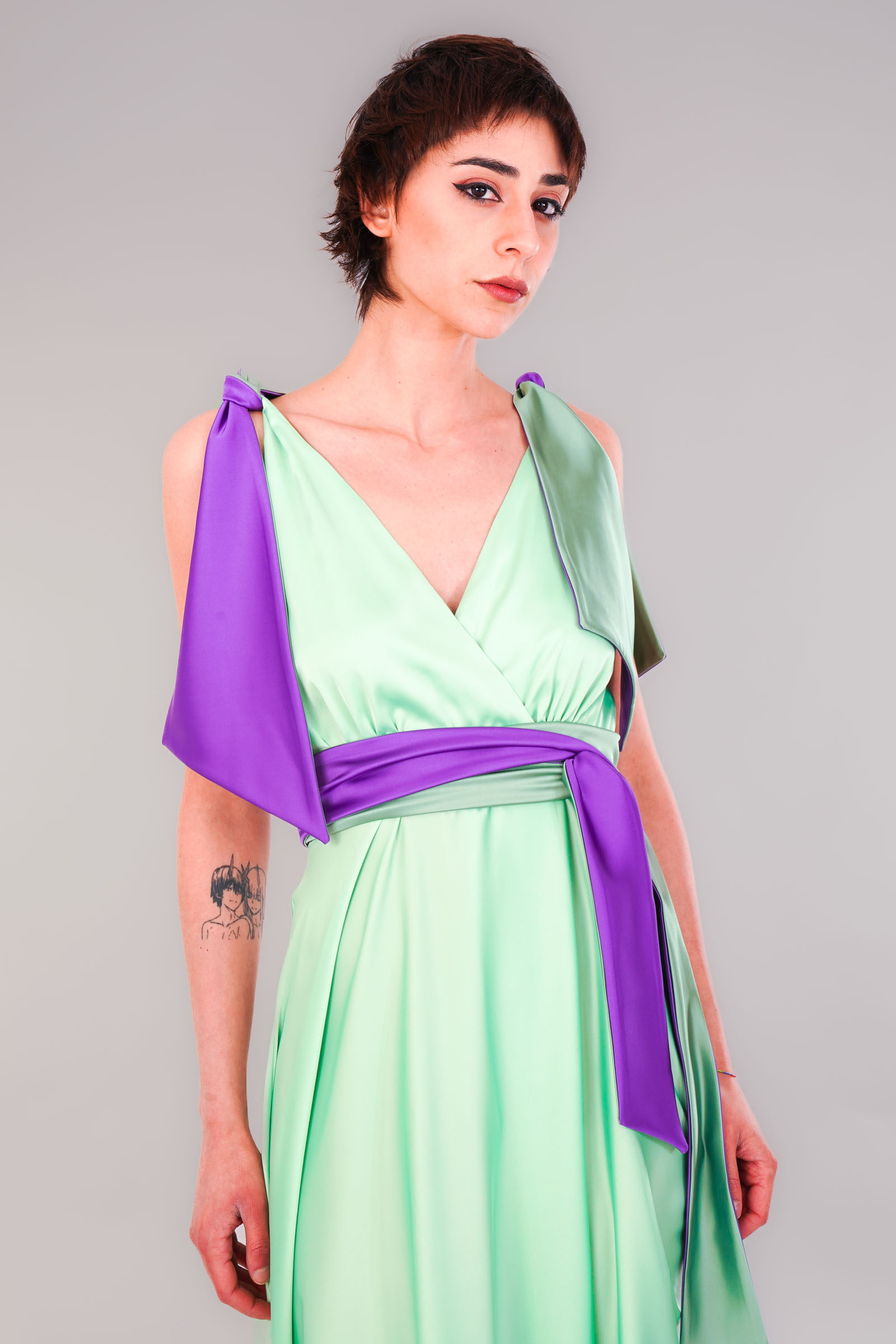 Abito in raso - Le Rjtange - DayDreamStore