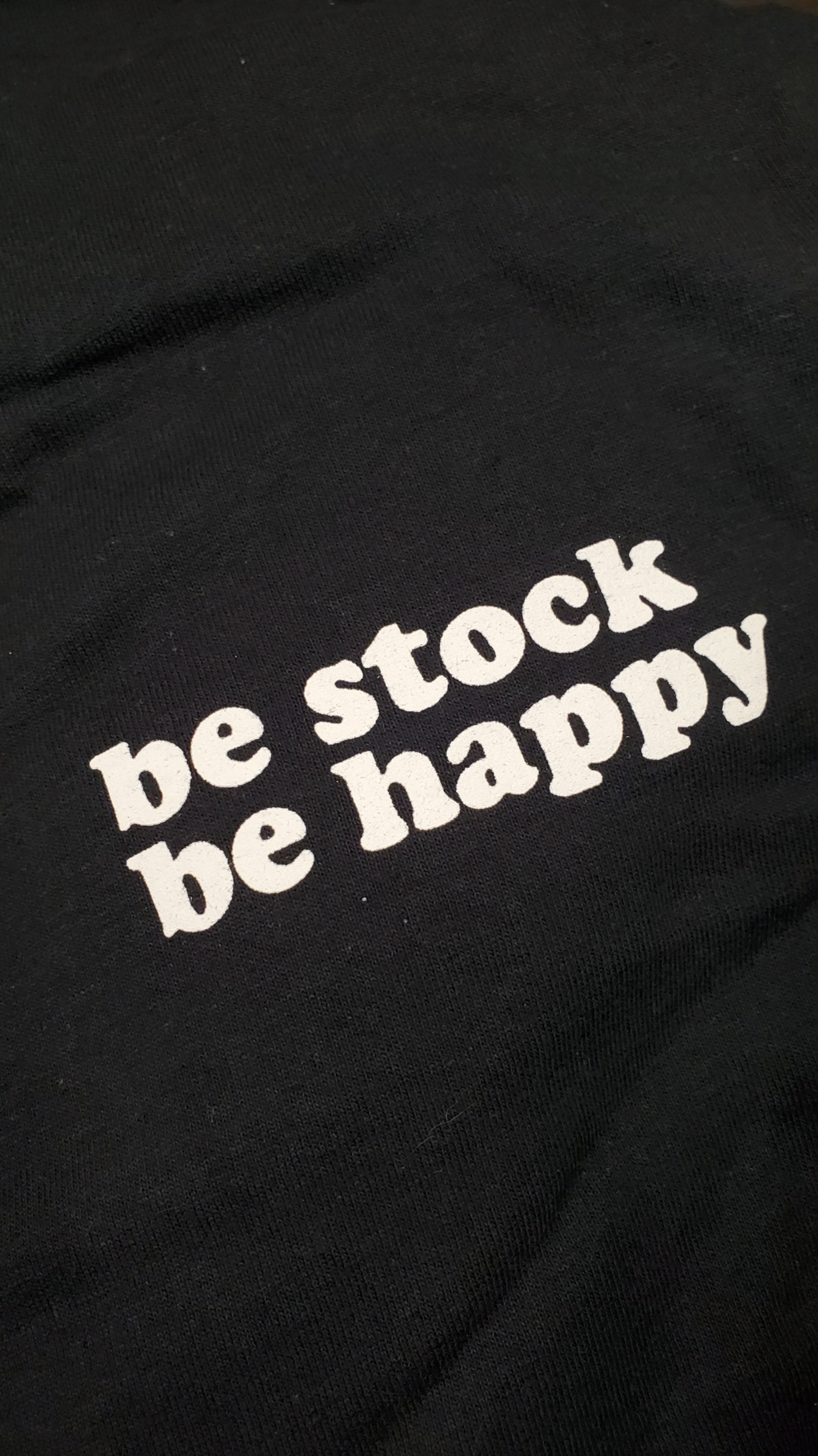 BE STOCK BE HAPPY