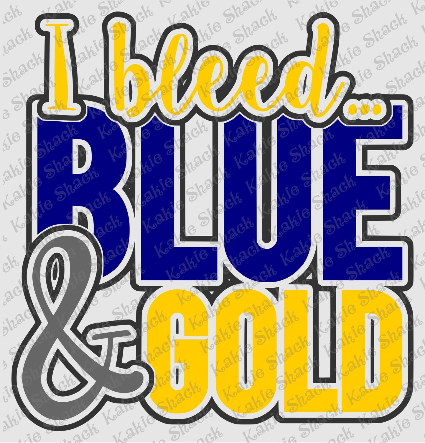 I bleed Blue and Gold