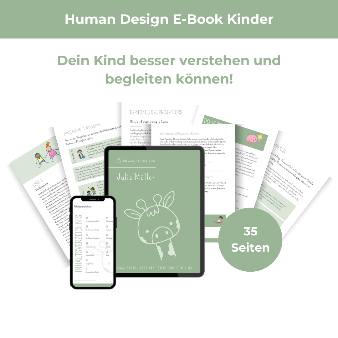 Human Design E-Book Kinder
