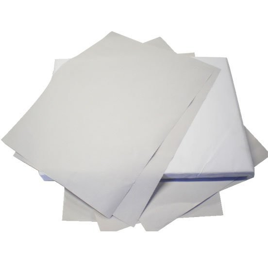 White Crepe Paper Car Floor Mats (500 per roll) 380 x 500mm