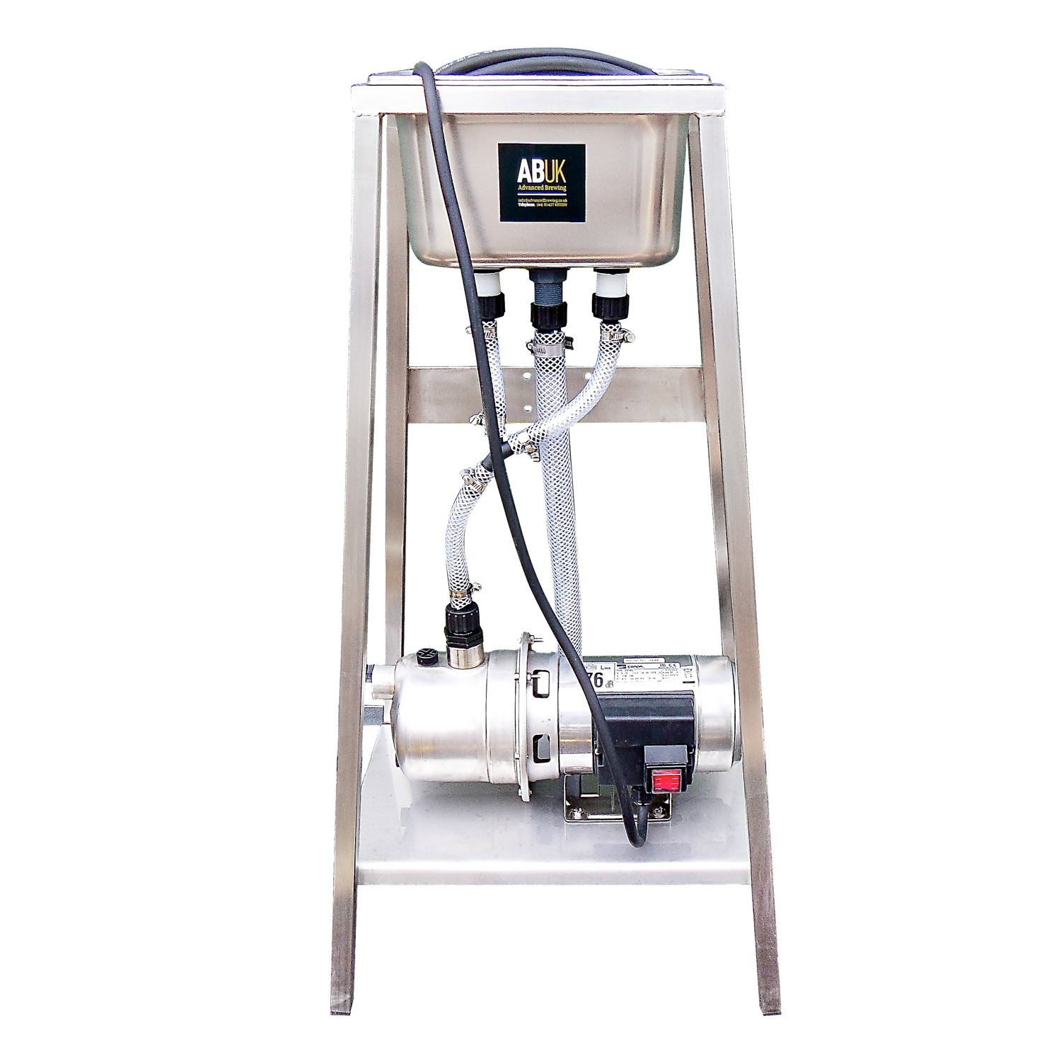 Two Head Bottle Rinser with pump