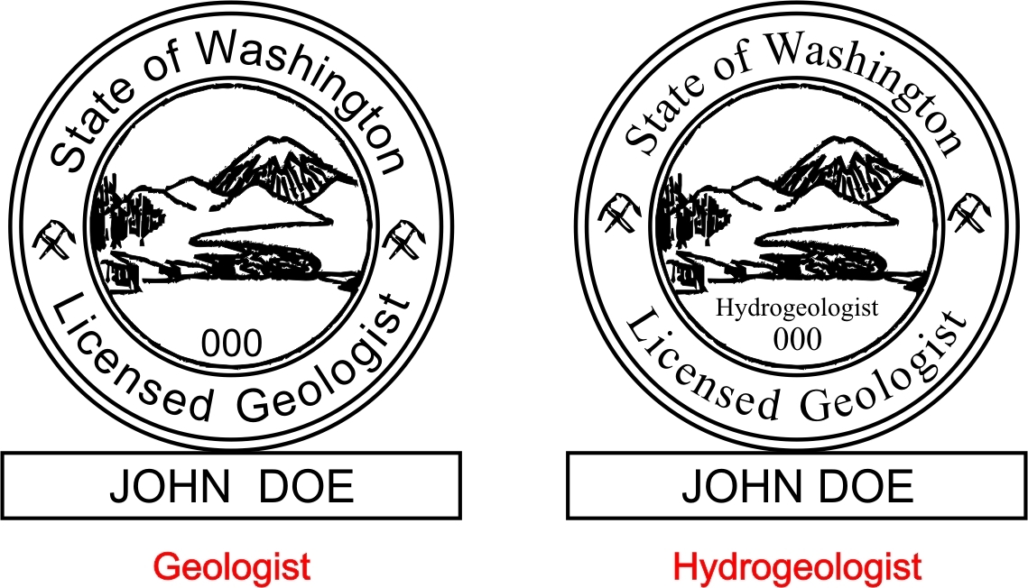 Washington - Professional Engineer - Professional Engineer Seals and Stamps