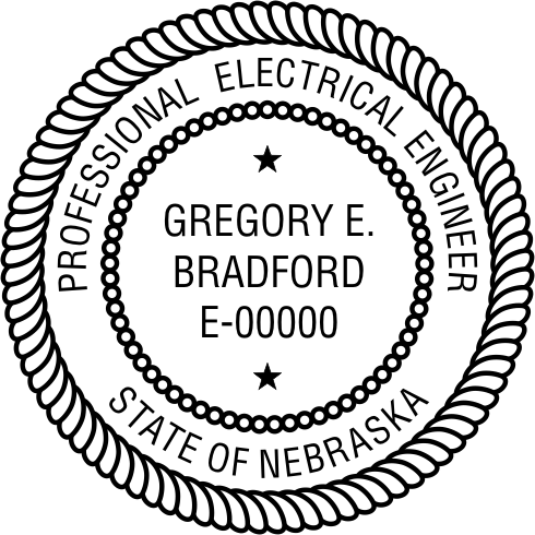 Nebraska - Professional Engineer - Professional Engineer Seals and Stamps