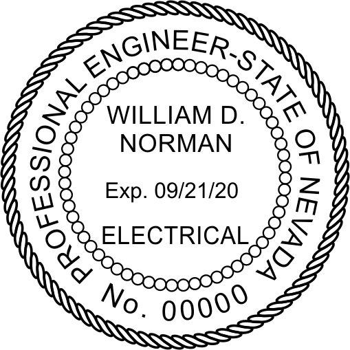 Nevada - Professional Engineer - Professional Engineer Seals and Stamps
