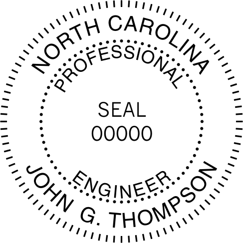 North Carolina - Professional Engineer - Professional Engineer Seals ...