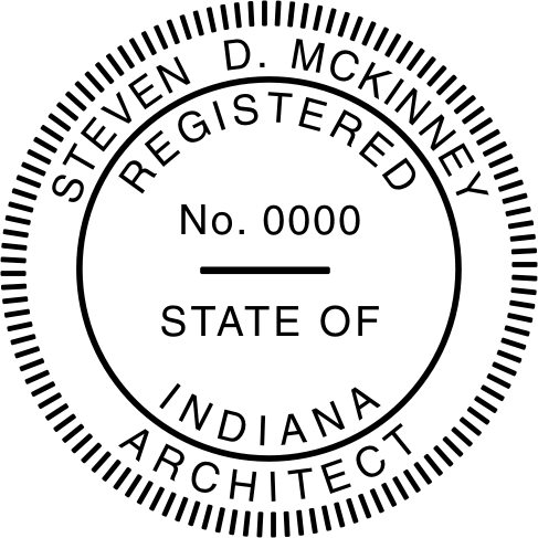 Indiana - Architect - Professional Engineer Seals and Stamps
