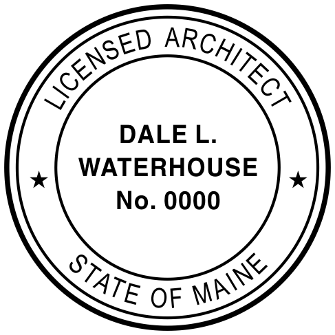 Maine - Architect - Professional Engineer Seals and Stamps